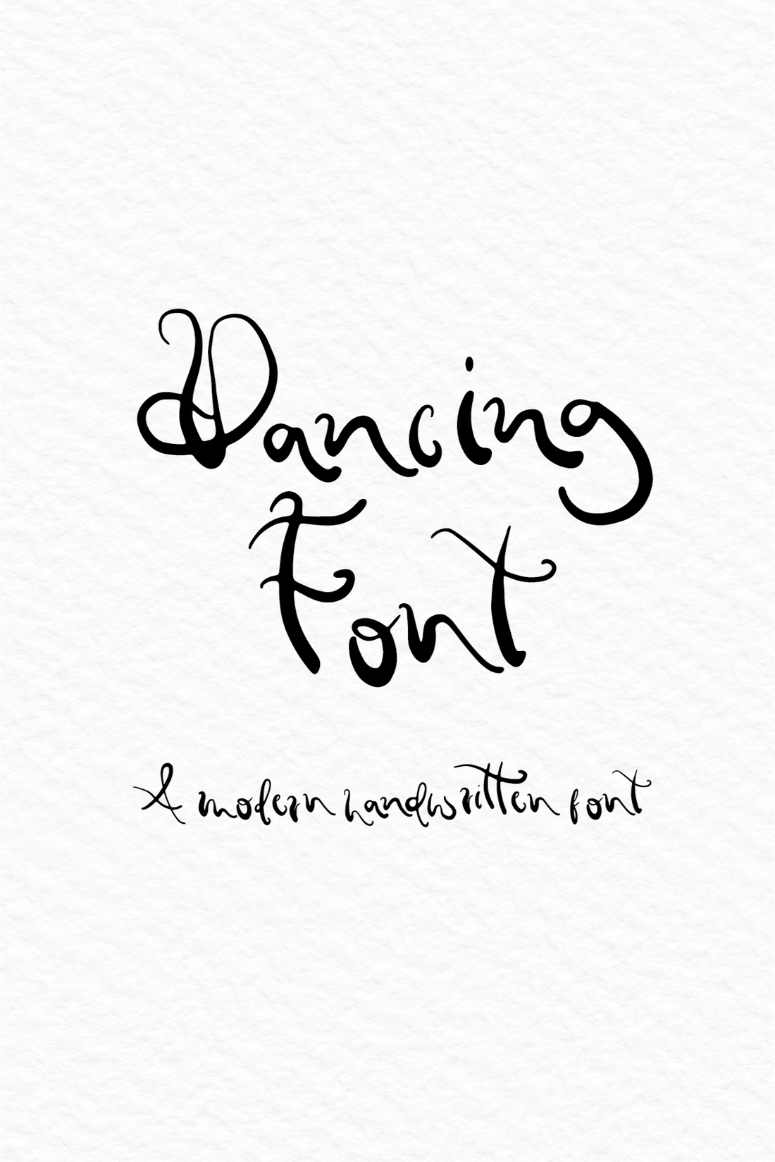 Dancing Handwritten Font – Sign Hustle Co